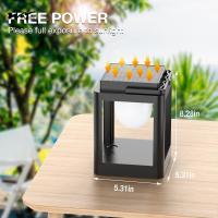 China Solar Table Lamp 10 RGB Color Changing Lights Portable Rechargeable Solar Lantern Waterproof 2- for sale