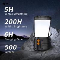 China Water Resistant LED Rechargeable Camping Lantern 4000 mAh Capacity 3 Lighting Modes 2- for sale