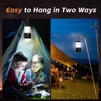 China Water Resistant LED Rechargeable Camping Lantern 4000 mAh Capacity 3 Lighting Modes 2- for sale