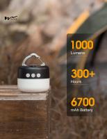 China 6700mAh Emergency Hanging Light for Camping Tent 50000 Hours Lifespan LED Camping Lantern for sale