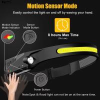 China Rechargeable 2PCS 230 degrees Wide Beam Head Light Flashlight for Camping Gear Adults for sale
