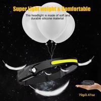 China Rechargeable 2PCS 230 degrees Wide Beam Head Light Flashlight for Camping Gear Adults for sale
