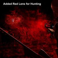 China Rechargeable Spotlight with Foldable Stand and Detachable Red Lens 50000 Hours Working Time for sale