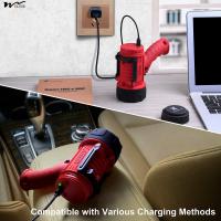 China Rechargeable Spotlight with Foldable Stand and Detachable Red Lens 50000 Hours Working Time for sale