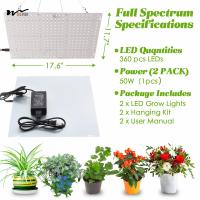 China Hanging Full Spectrum LED Plant Light for Germination and Flowering in Grow Tents for sale