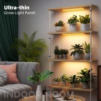 China Indoor Plants 45W LED Grow Light Panel with Timer and Dimmable 3 Modes Full Spectrum for sale