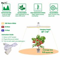 China Indoor Plants 150W Sunlike Full Spectrum LED Grow Light Bulb Foldable Plant Growth Lamp for sale