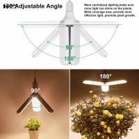 China Indoor Plants 150W Sunlike Full Spectrum LED Grow Light Bulb Foldable Plant Growth Lamp for sale