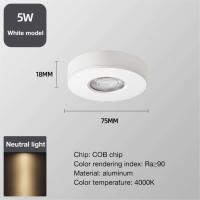 China Smart Home Lighting Waterproof Adjustable Anti Glare LED Open Tube Type Spotlight for sale