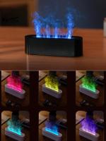 China Garden Essential Oil Diffuser 150ml Cool Mist Ultrasonic Humidifier for Fireplace Flame for sale