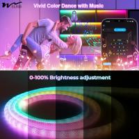 China 9.8ft Neon Light with USB RGB Smart IC IP65 Waterproof 50LED/M App Controllable for sale
