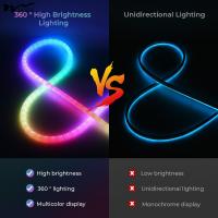 China 9.8ft Neon Light with USB RGB Smart IC IP65 Waterproof 50LED/M App Controllable for sale