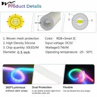 China 9.8ft Neon Light with USB RGB Smart IC IP65 Waterproof 50LED/M App Controllable for sale