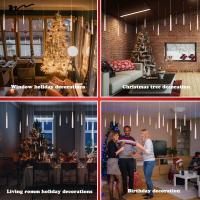 China Home Christmas Decor 20 Pcs LED Floating Candles with Wand Flameless Flickering Warm Light for sale
