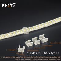 China 3014 5730 2835 5050 LED Light Strip Buckle Fixer Translucent Product Weight kg 0.01 for sale