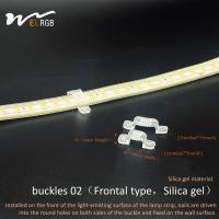 China 3014 5730 2835 5050 LED Light Strip Buckle Fixer Translucent Product Weight kg 0.01 for sale