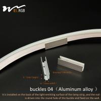 China 3014 5730 2835 5050 LED Light Strip Buckle Fixer Translucent Product Weight kg 0.01 for sale