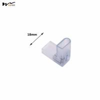 China Modern Style 2 Pin L Shaped LED Neon Light PVC Splice Connector for AC 110V Input Voltage for sale