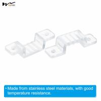 China Auto CAD Layout LED Strip Light Clips 50 Pack Mounting Bracket Fixing Clips with Screws for sale