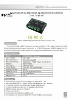China Customizable 32 Channel 96A RGBW DMX 512 LED Decoder Controller for Lighting Solutions for sale