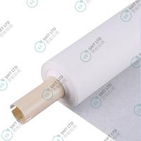 China SMT Steel Mesh Wiping Paper 60g Gram Weight 530mm×20m Roll Size Wood Pulp and Polyester Fiber for Effective Cleaning for sale