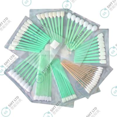 China Flat Head Long Rod Polyester Fiber Cleanroom Swab for Precision Cleaning of Optical Lenses and Circuit Boards for sale
