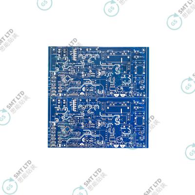 China Double-Sided PCB with Blue Oil Coating for Enhanced Security in SMT Manufacturing for sale