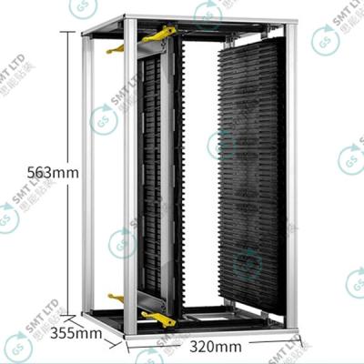 China SMT Loading Unloading Rack 355x320x563mm with 5 Side Panels for sale