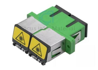 China Single Mode Fiber Coupler SC APC SM DX Adapter multi purpose for sale