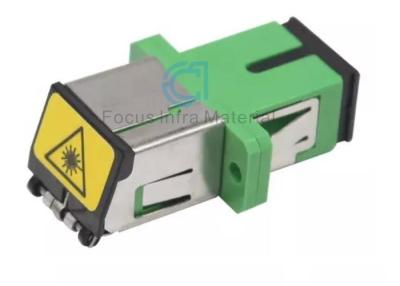 China Lightweight Fiber Optic Adapters Connectors Single Mode SC APC To SC APC Adapter for sale