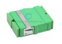 China SC APC Fiber Optic Single Mode Duplex Fiber SC Adapter Green Color for sale