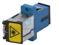 China Communication LANs Fiber Optic Adapters SM SX Coupler Environmental Protection for sale