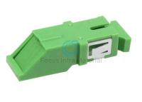China Single Mode Fiber Optic Adapters SC APC Adapter Flange Plate With Inner Side Shutter for sale