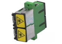 China SC APC SM DX Fiber Optical Adapter Coupler Adapter For FTTH FTTX for sale