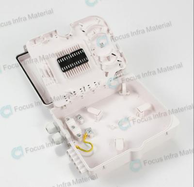 China 12 Port ABS Fiber Optic Termination Box FTTH Distribution Terminal Box for sale