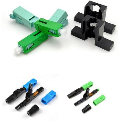 China Single Mode SC APC Fiber Optic Fast Connectors 0.9mm 2mm 3mm for sale