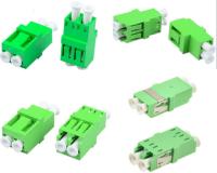 China LC APC Duplex Fiber Optic Adapter LC Optical Fiber Coupler for sale