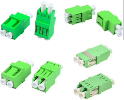 China LC APC Duplex Fiber Optic Adapter LC Optical Fiber Coupler for sale