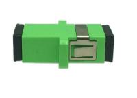 China SC APC Simplex SM with Metal Clips with Flange Fiber Optic Adapter for sale