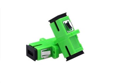 China SC APC SX SM with Metal Clips with Flange Fiber Optic Adapter for sale