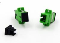 China 50db Fiber Optic Adapters FTTH FTTX SC APC Coupler With Flange for sale