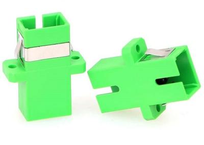 China Green SM LC Fiber Optic Adapter SC APC Simplex 1000 Matings for sale
