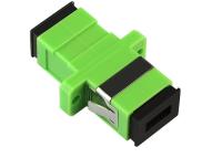 China Green SM LC Fiber Optic Adapter SC APC Simplex 1000 Matings for sale