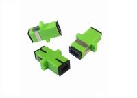 China Green SM LC Fiber Optic Adapter SC APC Simplex 1000 Matings for sale