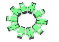 China Green SC APC LC Fiber Optic Coupler Single Mode Focus Infra for sale