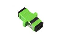 China Optical Fiber SM SX Ftth SC APC Adapter With Metal Clips for sale