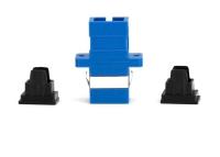 China SC UPC SM SX with Flange With Metal Clips Fiber Optic Adapter for sale