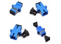 China Focus Infra UPC Simplex SC To ST Fiber Adapter With Flange OEM for sale