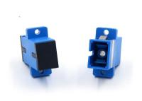 China SM Single Mode SC UPC SX Fiber Optic Adapters Simplex  APC To UPC for sale