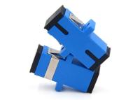 China SM Single Mode SC UPC SX Fiber Optic Adapters Simplex  APC To UPC for sale